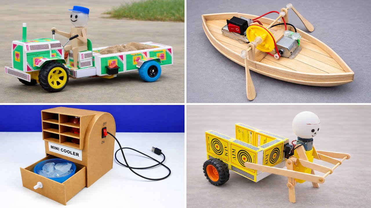 4 Amazing DIY Mini Projects You Can Make at Home 🔧🚀 - YouTube