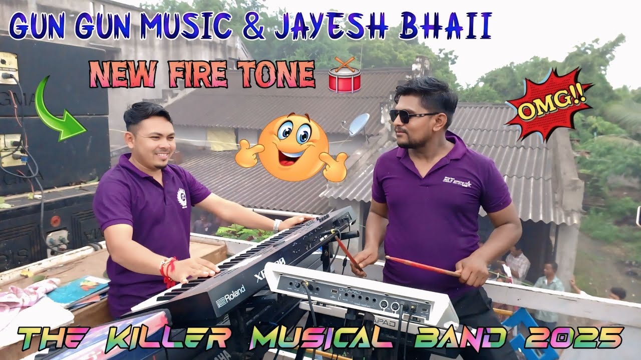 NEW FIRE TUNE 🥁 GUN GUN MUSIC & JAYESH BHAII 💪🏻 KILLER MUSICAL BAND AT ...