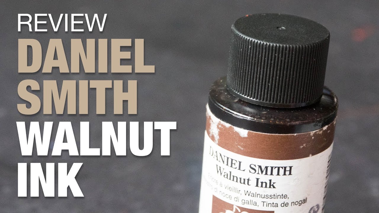 Review: Daniel Smith Walnut Ink (Sepia coloured) - YouTube