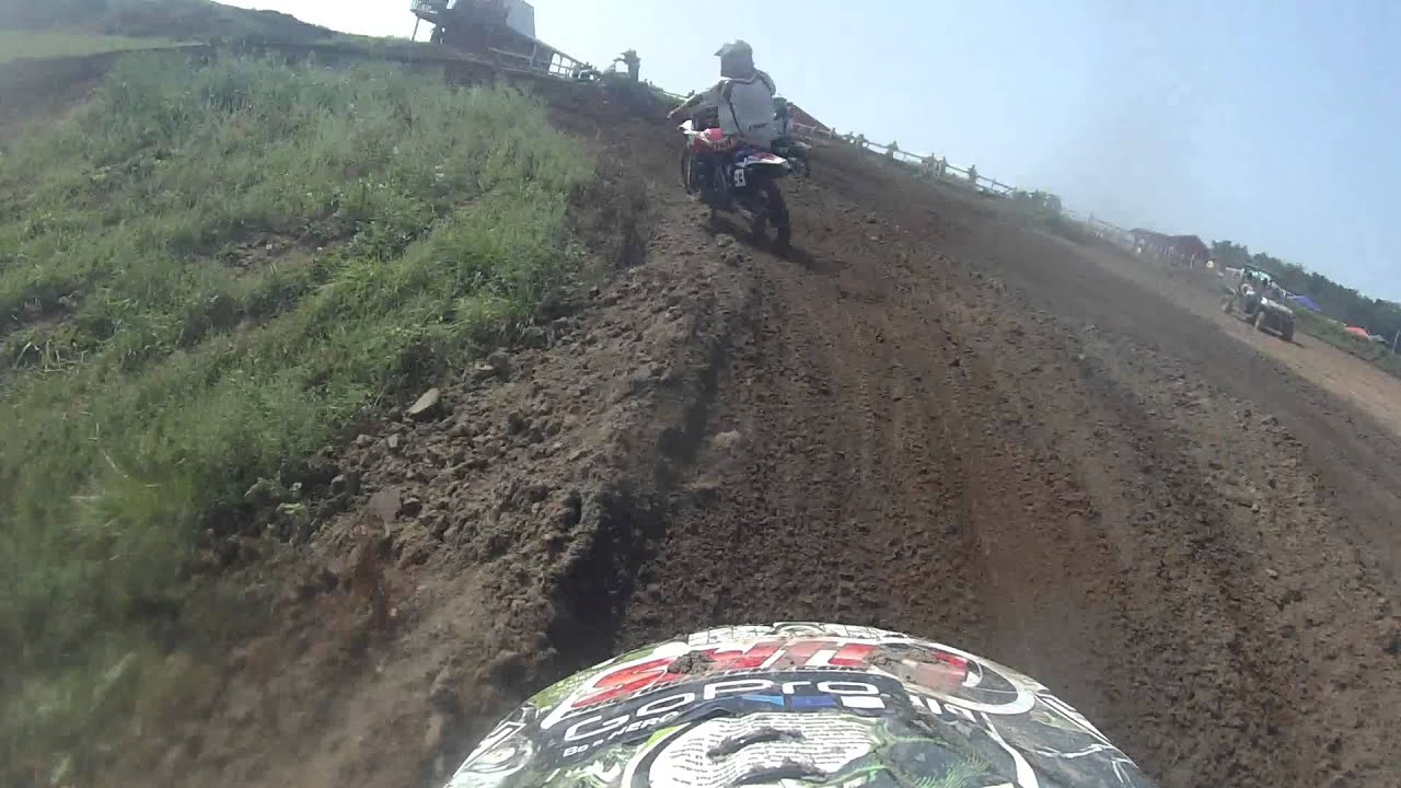 sunset ridge mx 8-25-13 250c 1st moto - YouTube
