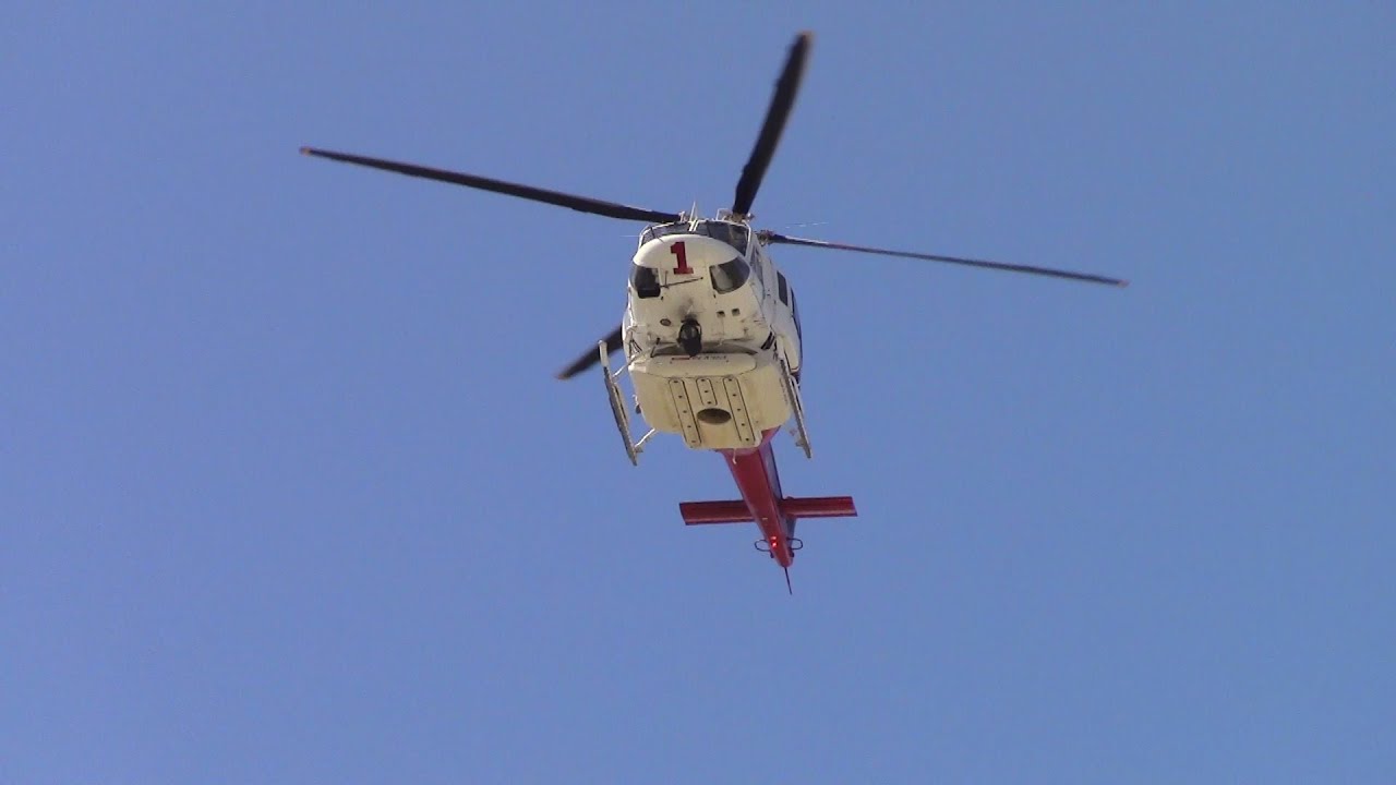 LAFD Fire 1 & LAPD Fly-By - YouTube