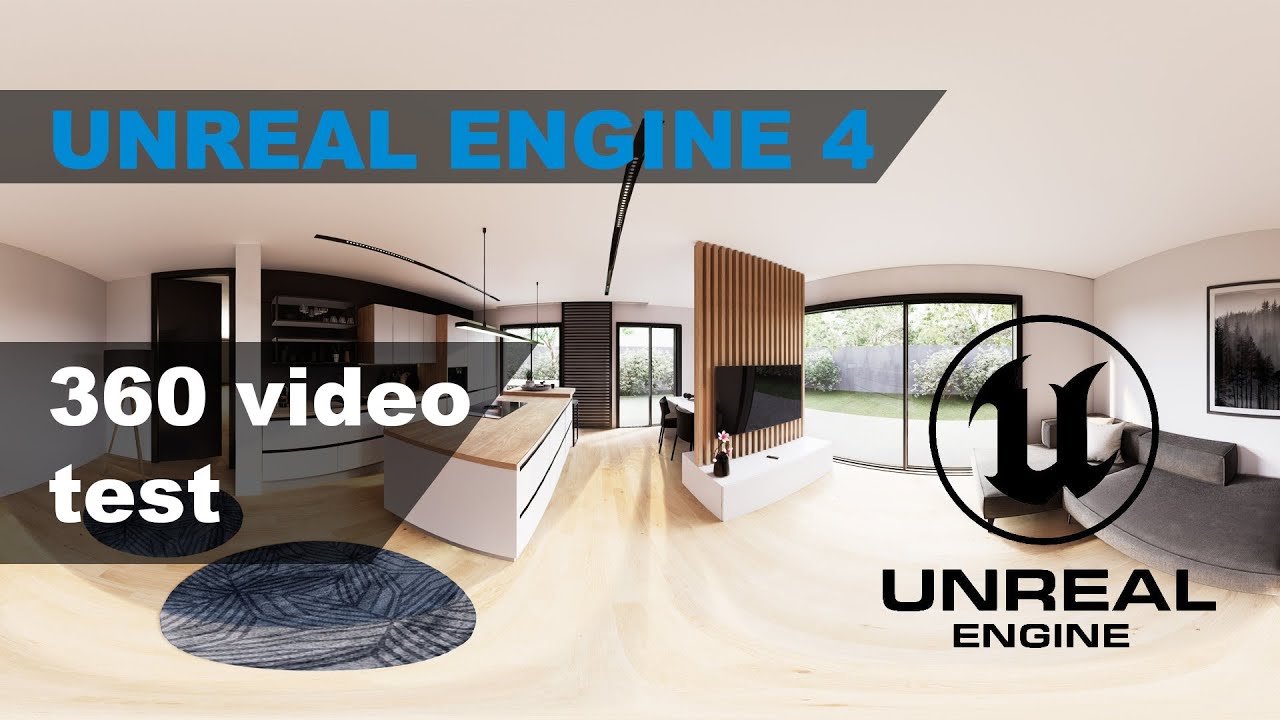 Unreal Engine 4 panoramic 360 video test - YouTube