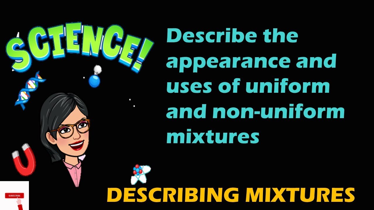 Science 6 Q1 W1 D1 -Describing Mixtures - YouTube