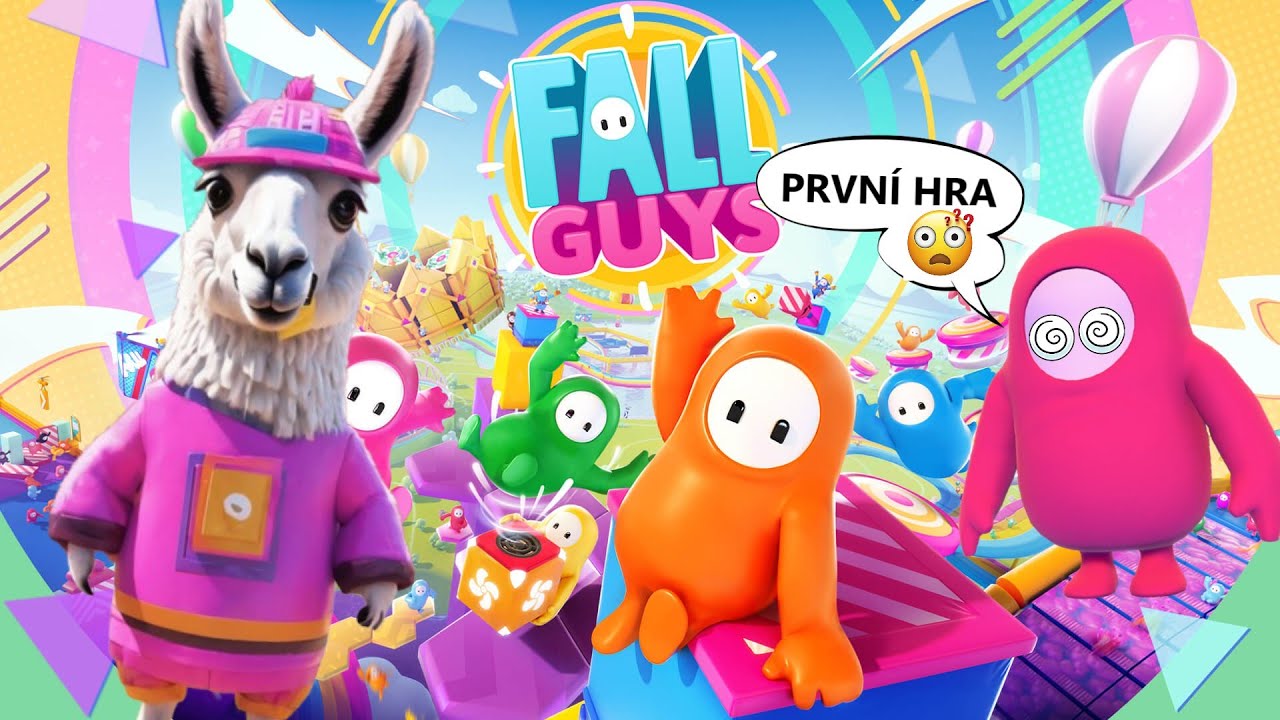 MAJZLÍK ZKOUŠÍ FALL GUYS - YouTube