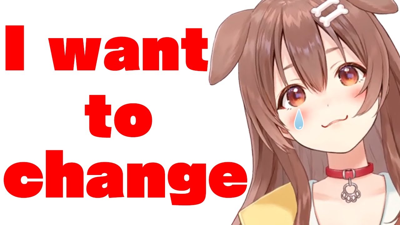Inugami Korone tearfully explains why she wants to change herself ...
