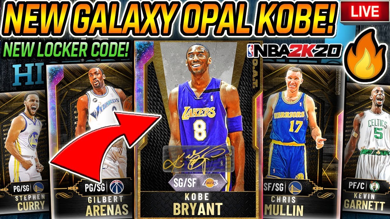 NBA 2K20 MYTEAM - NEW LOCKER CODE!! THE GALAXY OPAL KOBE BRYANT GRIND ...