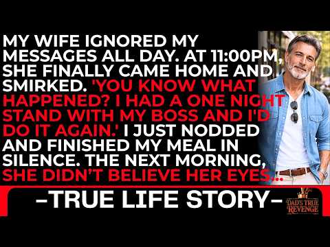 My Wife Ignored My Messages All Day. At 11:00 P.M., She Finally Came Home And Smirked: “You Know...