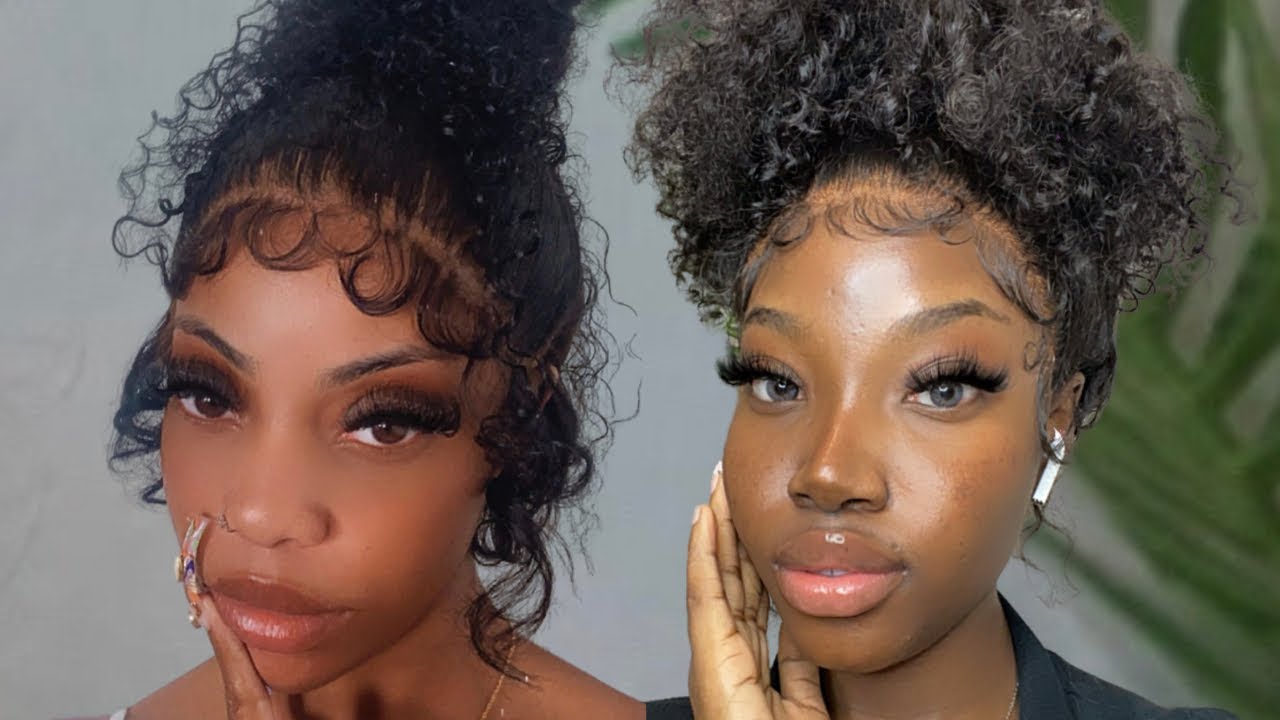 Recreating Dearra’s Dramatic Baby Hairs and Messy Curly Bun | FT ...