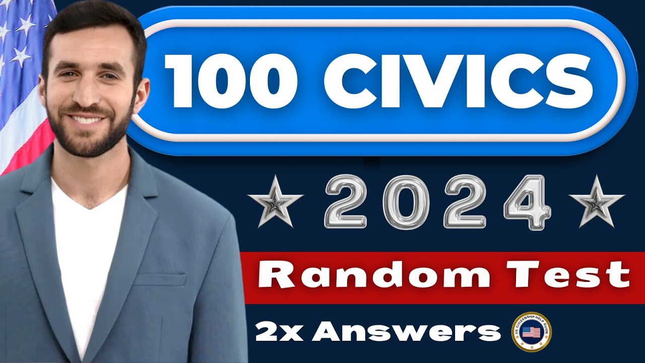 2024 New USCIS Easy Answers for US Citizenship Test, 100 Civics ...