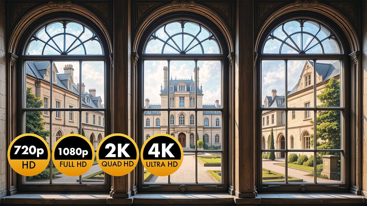 What’s Inside This Mysterious Castle? | 4K Castle Window Projector ...