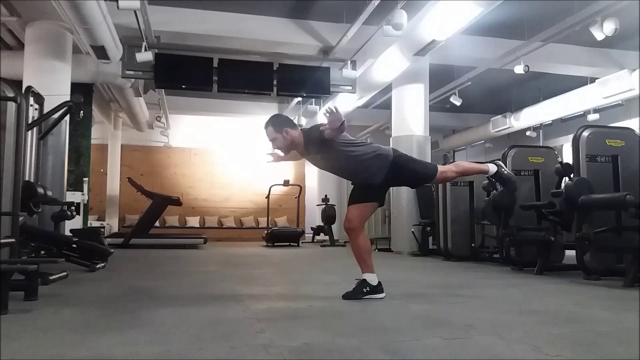 SINGLE LEG BENT OVER BALANCE ISO HOLD - YouTube