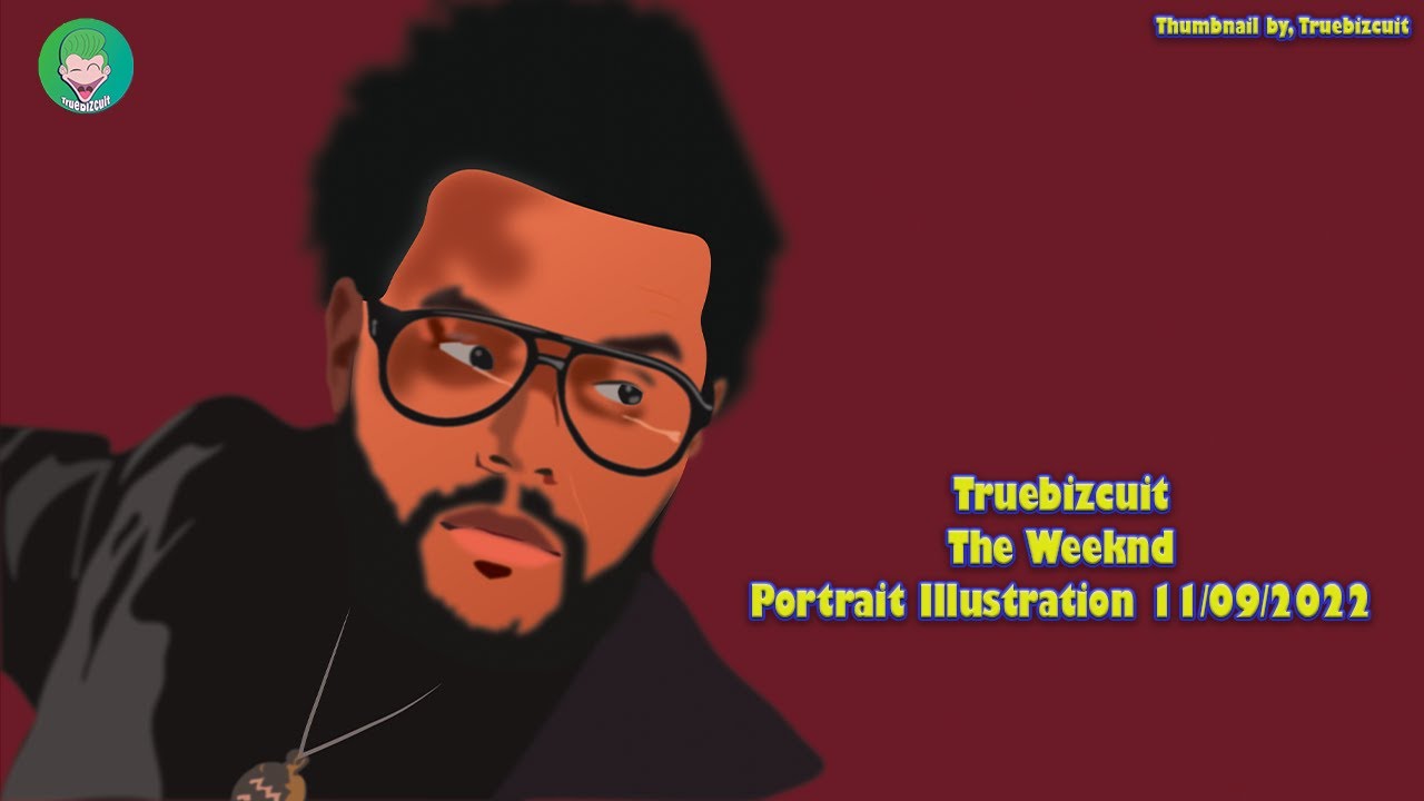 [The Weeknd] Vector Portrait Art | Twitch Streamer Vector Artwork by ...