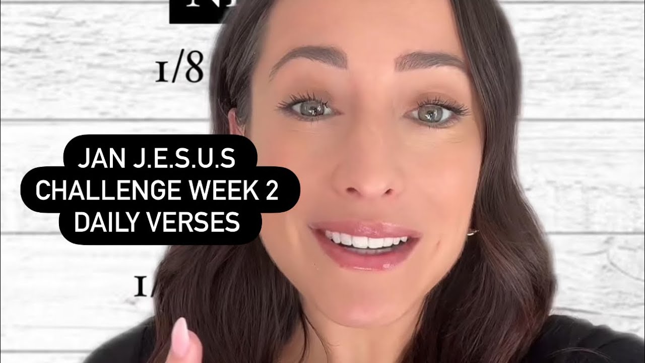 January J.E.S.U.S challenge! Week 2 daily verses 🤍 - YouTube