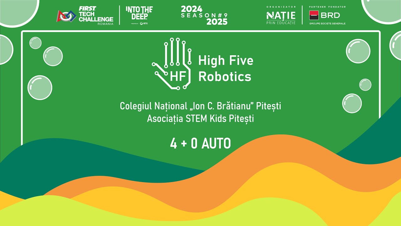 Auto 4+0 | 19049 🤚🏻 High Five | FTC INTO THE DEEP | 2nd League Meet ...