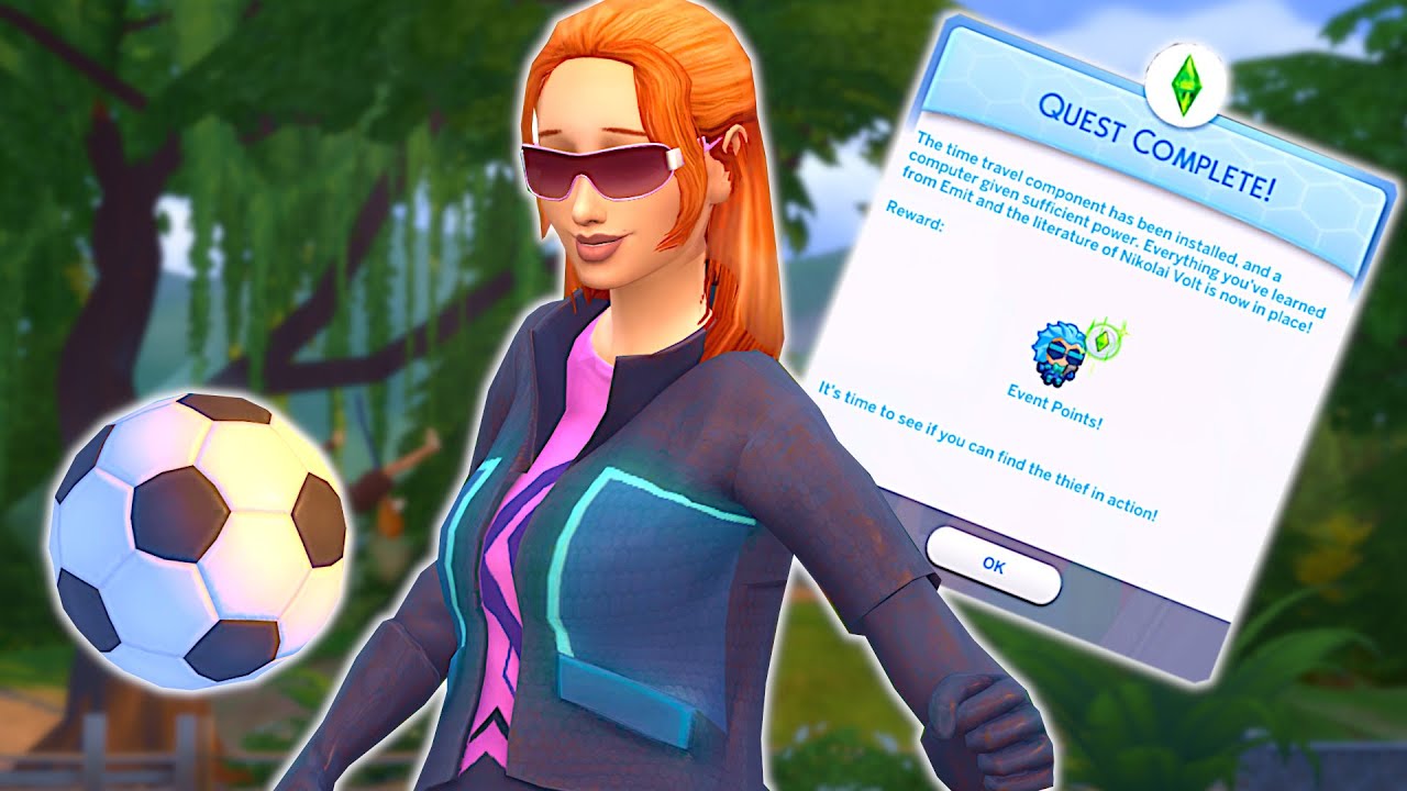 We found the time travelling thief! // Sims 4 challenge - YouTube