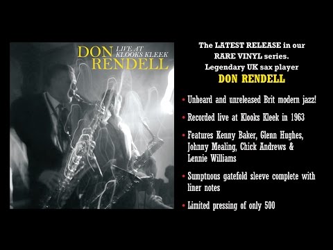 Don Rendell – Live At Klooks Kleek – 2 x Vinyl (LP, Limited Edition ...