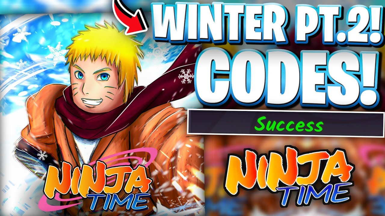 ️WINTER PART 2 UPDATE CODES FOR NINJA TIME | ROBLOX NINJA TIME CODES ...
