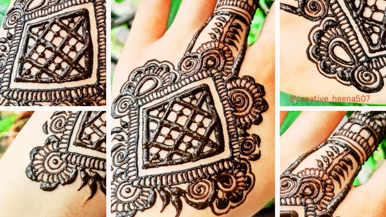 2 glamorize arabic mehndi design for wedding functions || simple henna , new arebic mehendi ...
