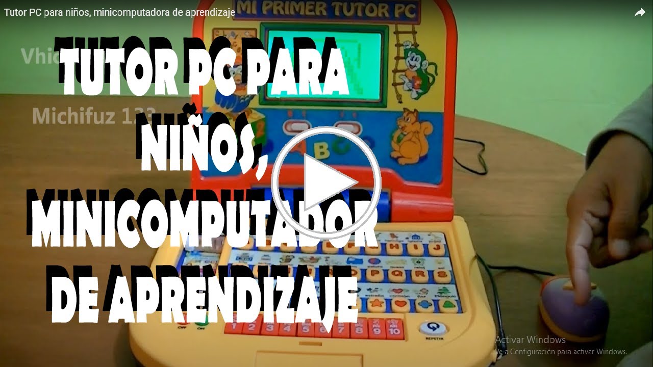 Tutor PC para niños, minicomputadora de aprendizaje - YouTube