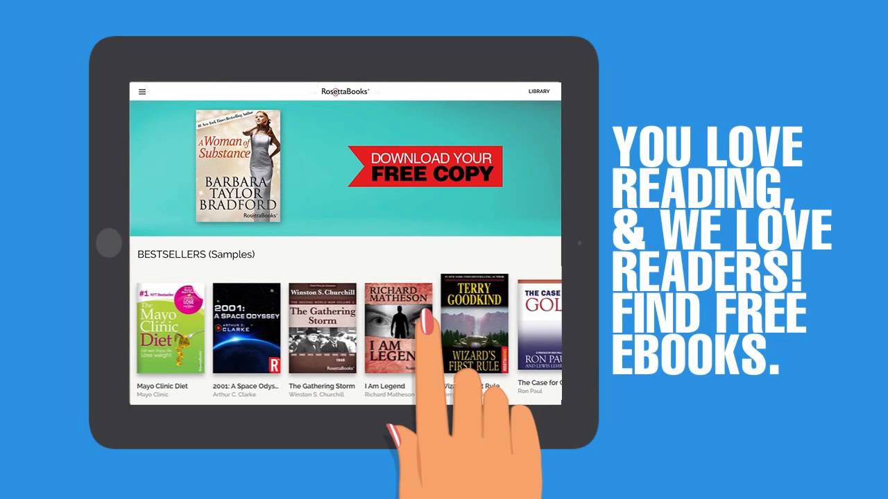 How To Discover and Sample eBooks in the RosettaBooks App - YouTube