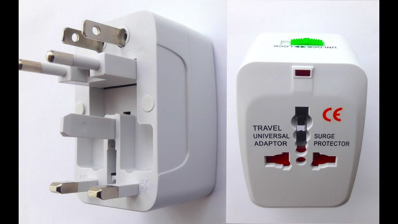 Universal International Travel Plug Adapter With 2 USB Ports YouTube