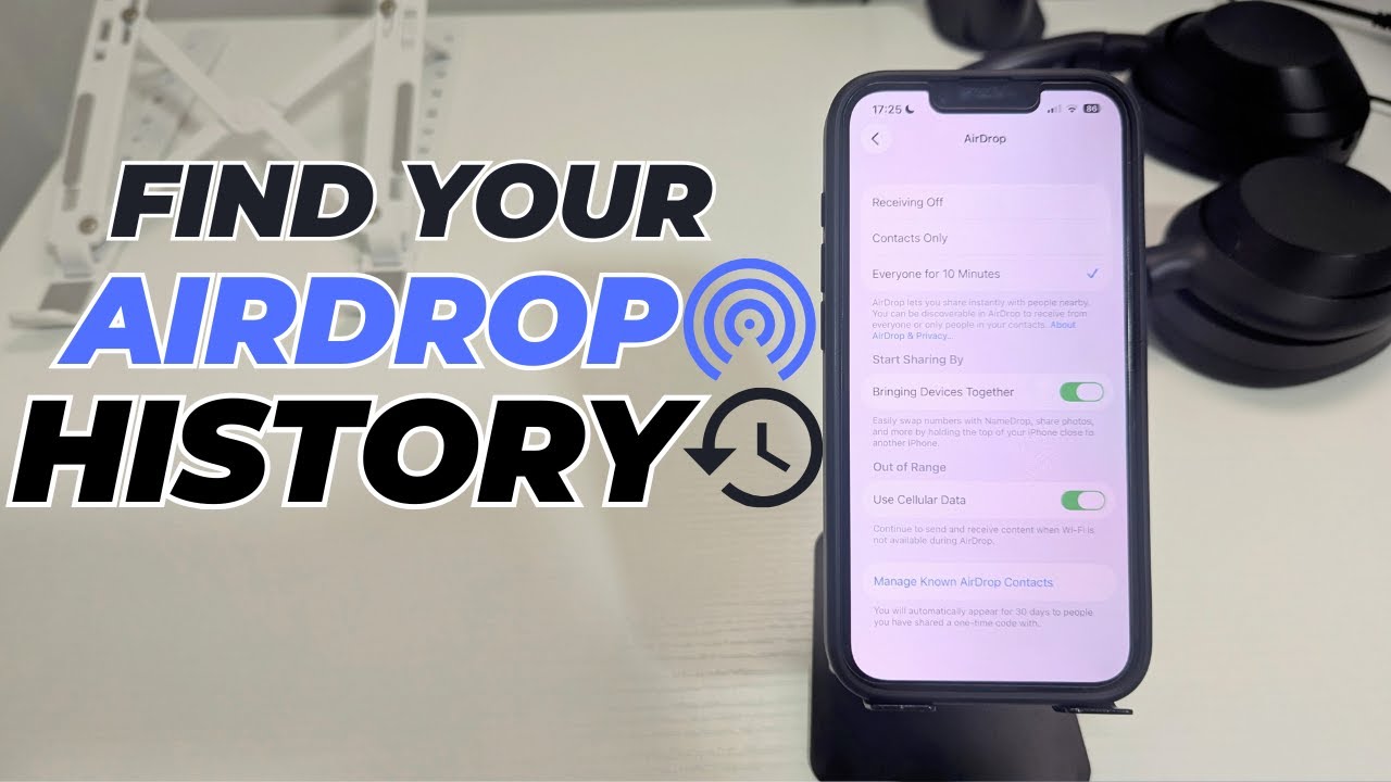 The Real Way to View AirDrop History on iPhone - YouTube
