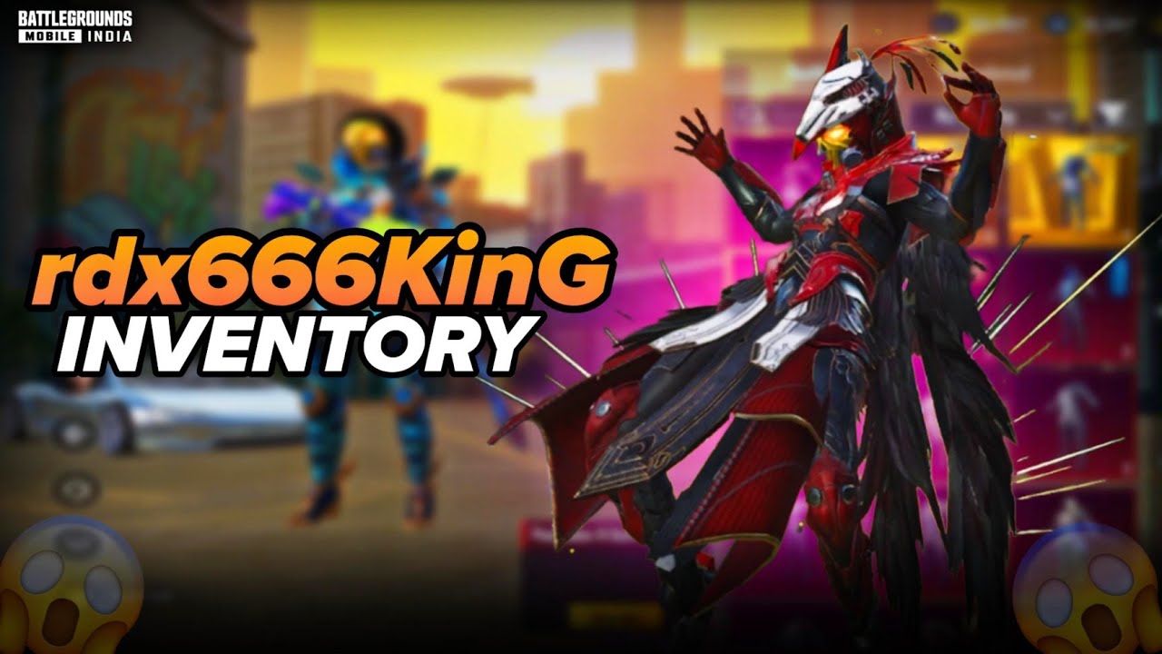 RDX666KING OFFICIAL BGMI INVENTORY 💀!! - YouTube
