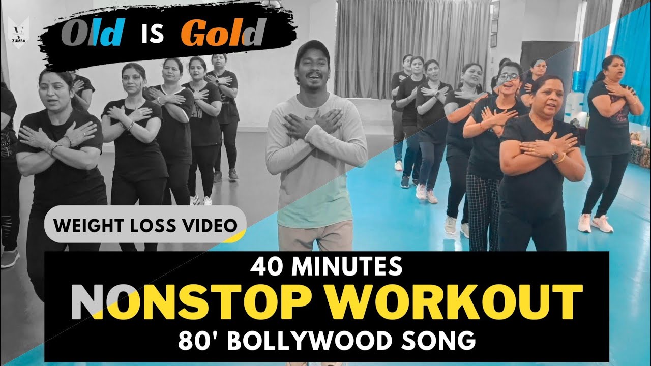 40 Minutes Nonstop Zumba Workout Video | 80' Songs Dance Workout ...
