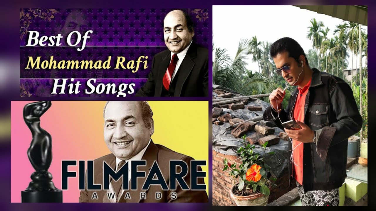 MD Rafi || Happy Birthday || Filmfare Awards By MD Rafi || Singing ...