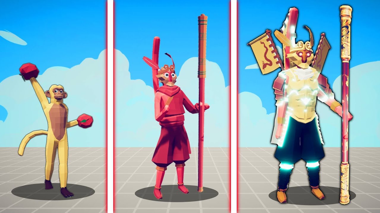 EVOLUTION OF GOD MONKEY KING | TABS - Totally Accurate Battle Simulator ...