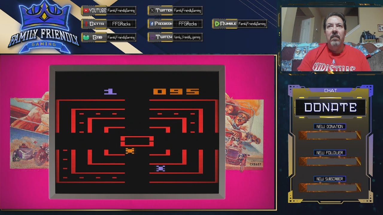 Dodge 'Em Atari 2600 Gameplay - YouTube