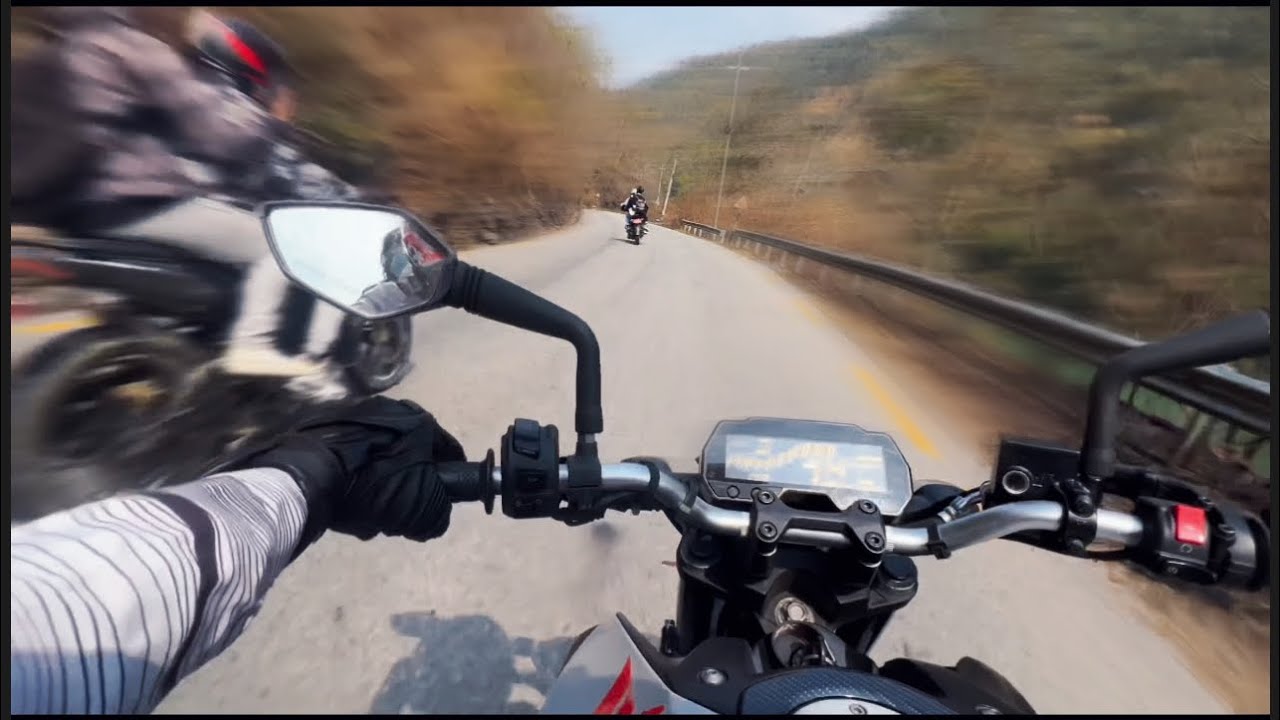 Adernaline rush to sukute beach with pillion rider!!🚀Mt-15 X NS 200 ...