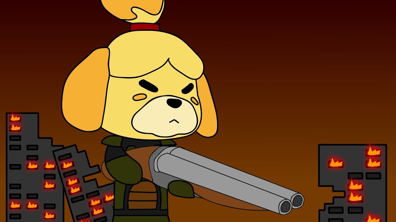 DOOM x ANIMAL CROSSING Animation - YouTube