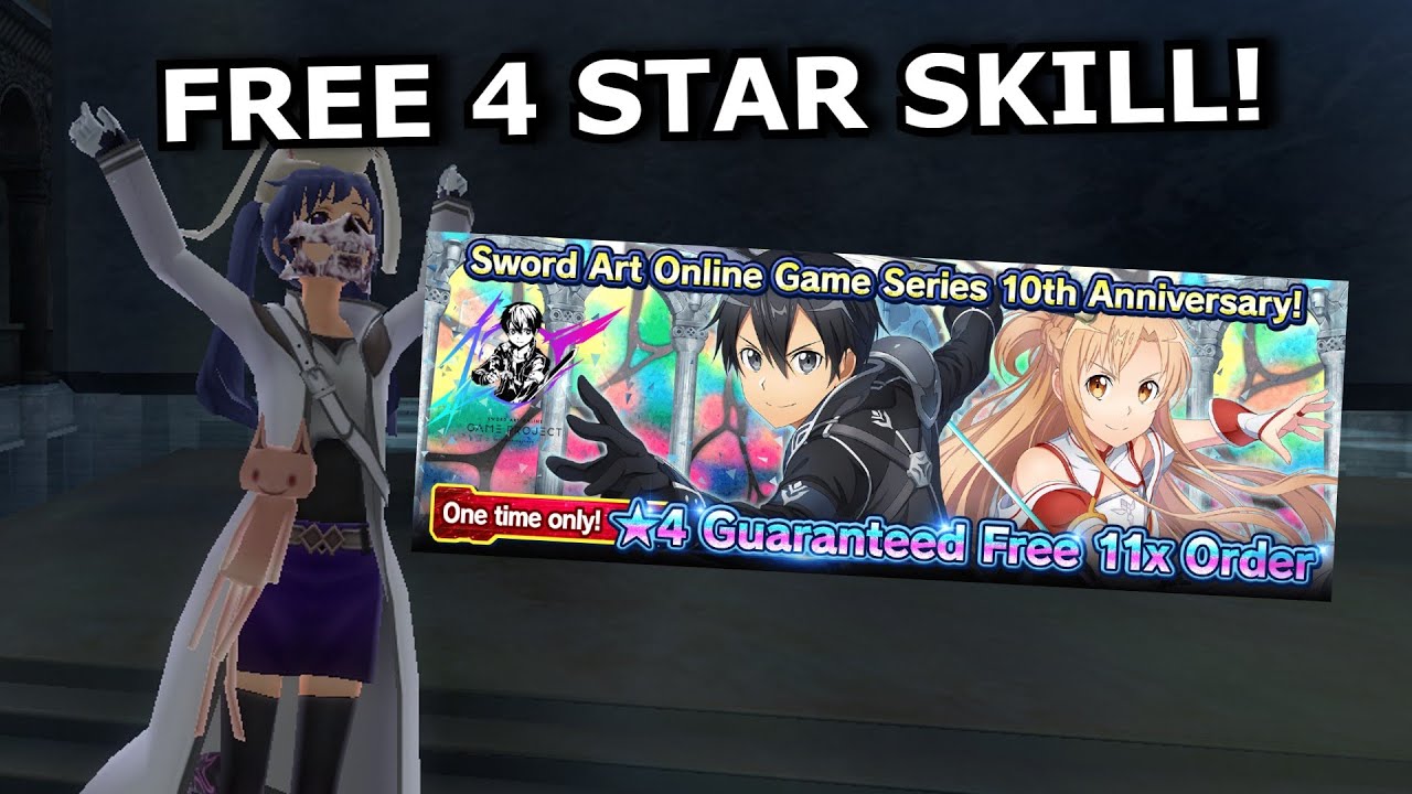 [SAOIF] GET YOUR FREE 4 STAR BEFORE IT DISAPPEAR!! | SAO Game Series ...