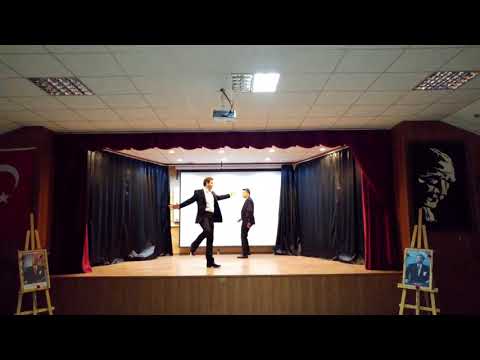 Şehit Tacettin Çeribaş Anadolu lisesi Harmandalı ( zeybek ) gösterisi