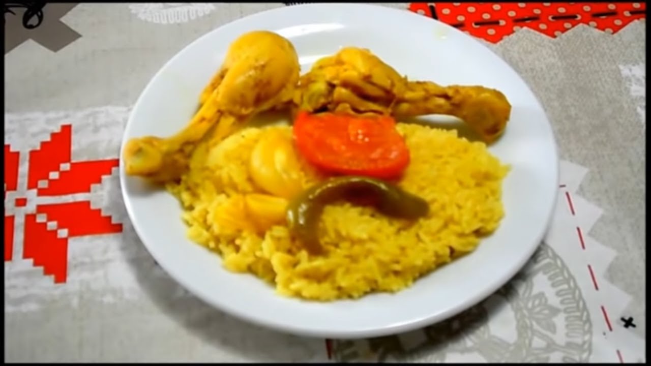 اسرع وانفع وابن ارز تونسي بالدجاج - Riz avec du poulet - روز تونسي ...