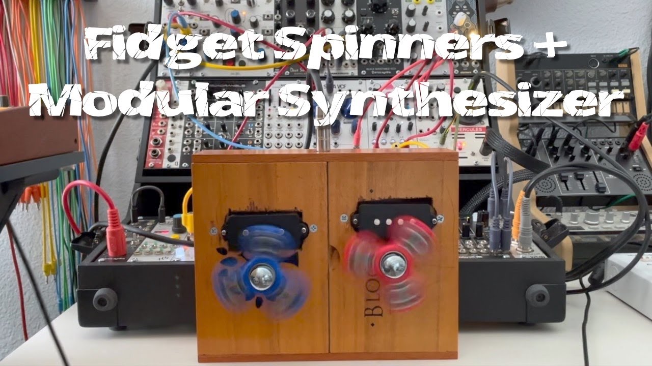 Fidget Spinner Box Meets Modular Synth (DIY Instrument/CV source) - YouTube