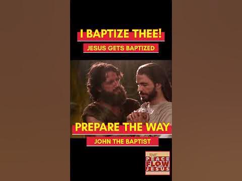 JESUS GETS BAPTIZED #jesus - YouTube
