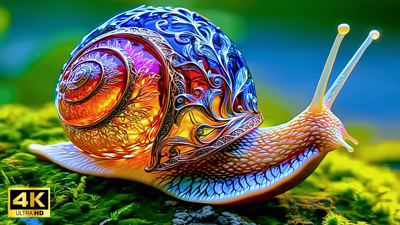 Beautiful Art of Snail Shells in a Dream | Surreal Music & Art - YouTube