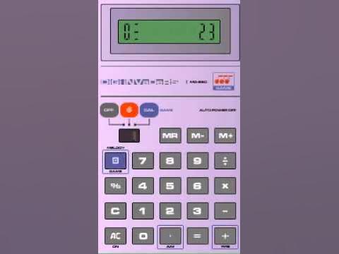 Digi Invaders (remake of Digital Invader Casio calculator watch game) - YouTube