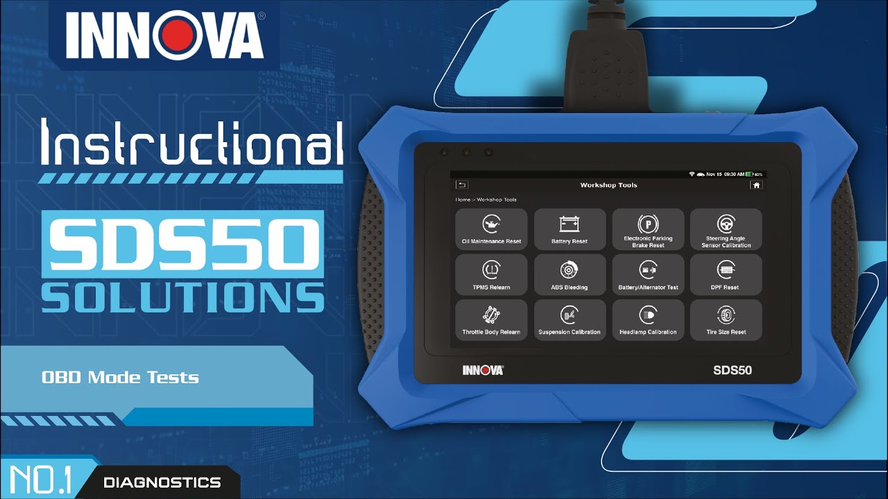 Innova SDS50 | OBD Mode Tests - YouTube