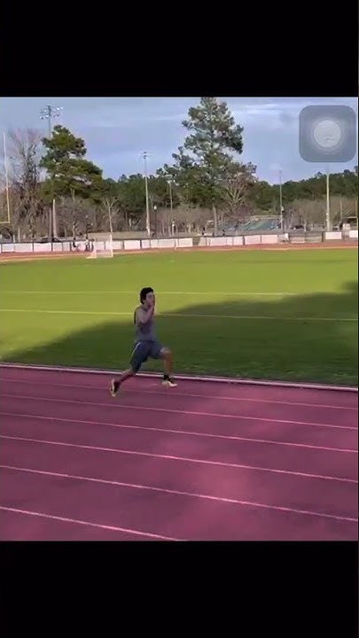 100m 13.12 in blocks preparing for meet - YouTube