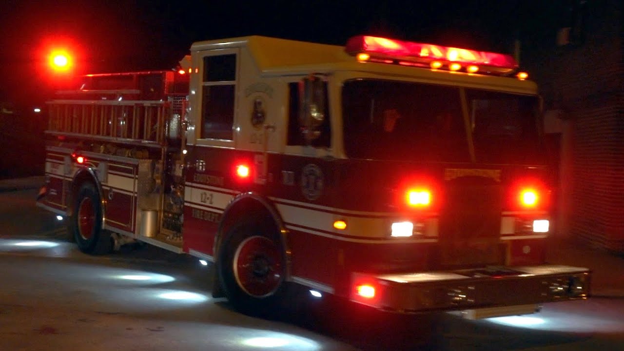 Eddystone Fire Company Engine 12-2 Responding - YouTube