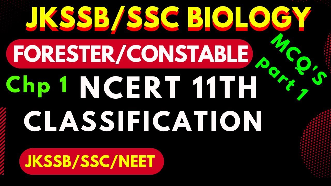 JKSSB Forester/JKSSB forester Classes/ Constable/ SSC/ RRB MCQ's: The ...