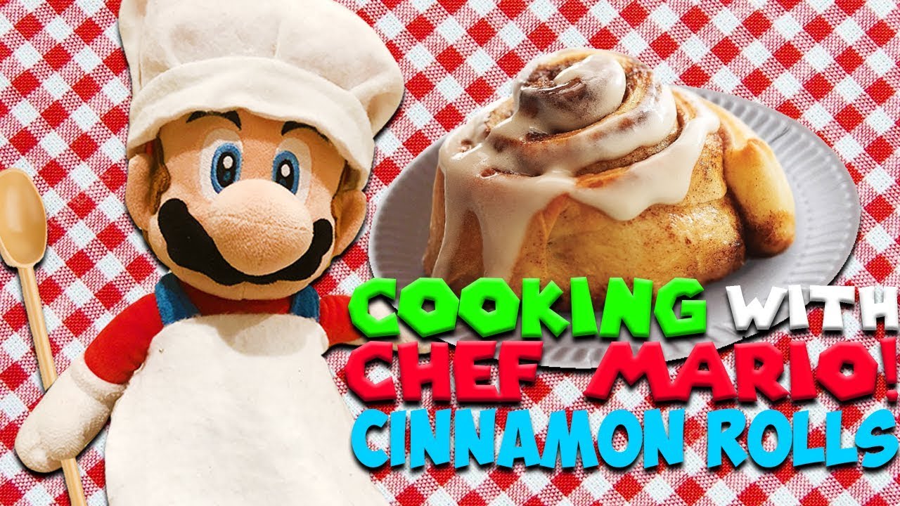 SM134 Short: Cooking With Chef Mario! "Cinnamon Rolls" - YouTube