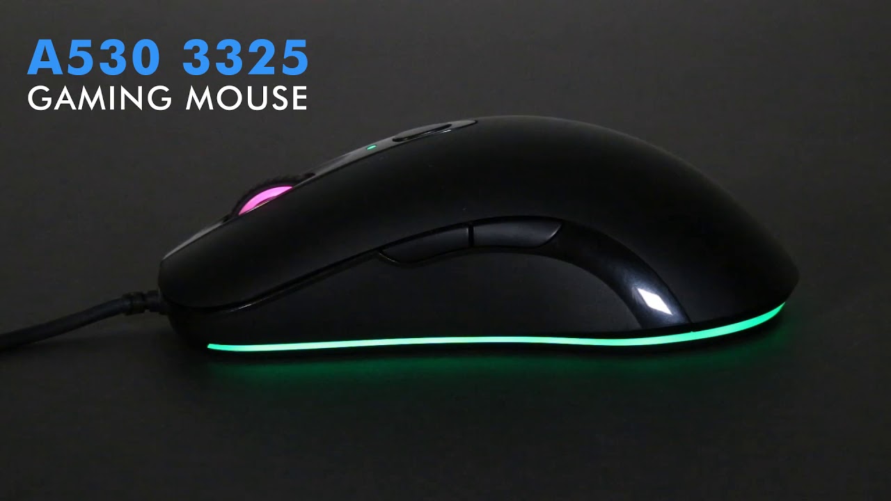 [ABKO] HACKER A530 게이밍 마우스 RGB LED - YouTube