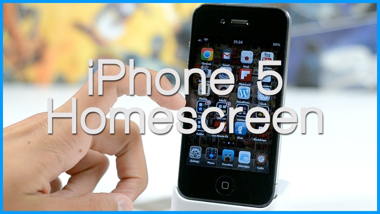 Iphone 5s Original Home Screen