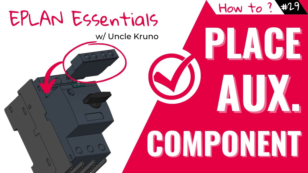 Efficient Auxiliary Component Placement in EPLAN Pro Panel - YouTube