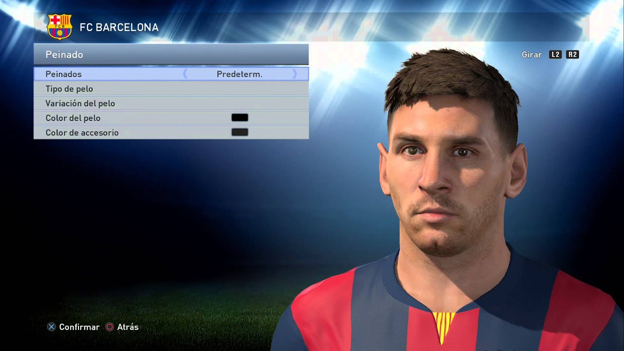 NEW FACE MESSI - PES 2015 (Full HD) - YouTube