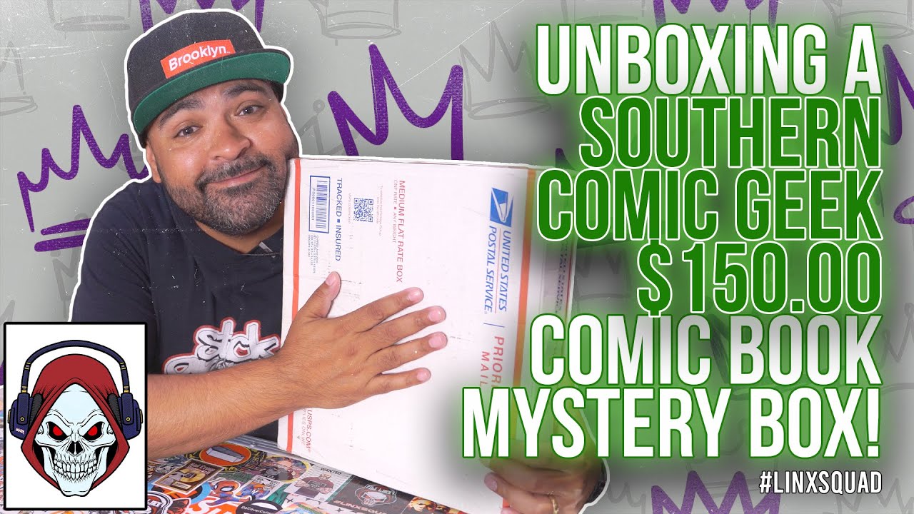 UNBOXING A SOUTHERN COMIC GEEK $150.00 COMIC BOOK MYSTERY BOX! - YouTube